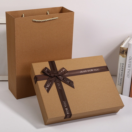 Eco-friendly Sustainable Kraft Paper Packaging Gift Carton Box- Buy Red ...