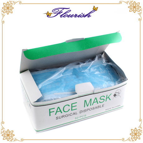 Custom Size Hinge Closure Disposable Surgical Face Mask Box 50 Pack ...